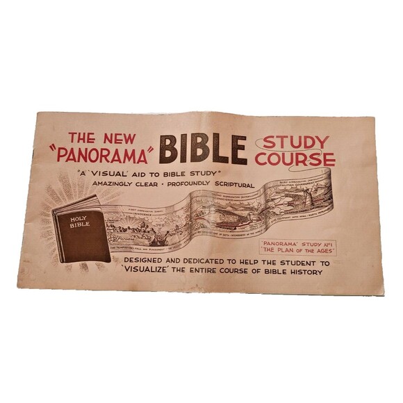 Other | The New Panorama Bible Study Course Plan Of The Ages No 1 ...